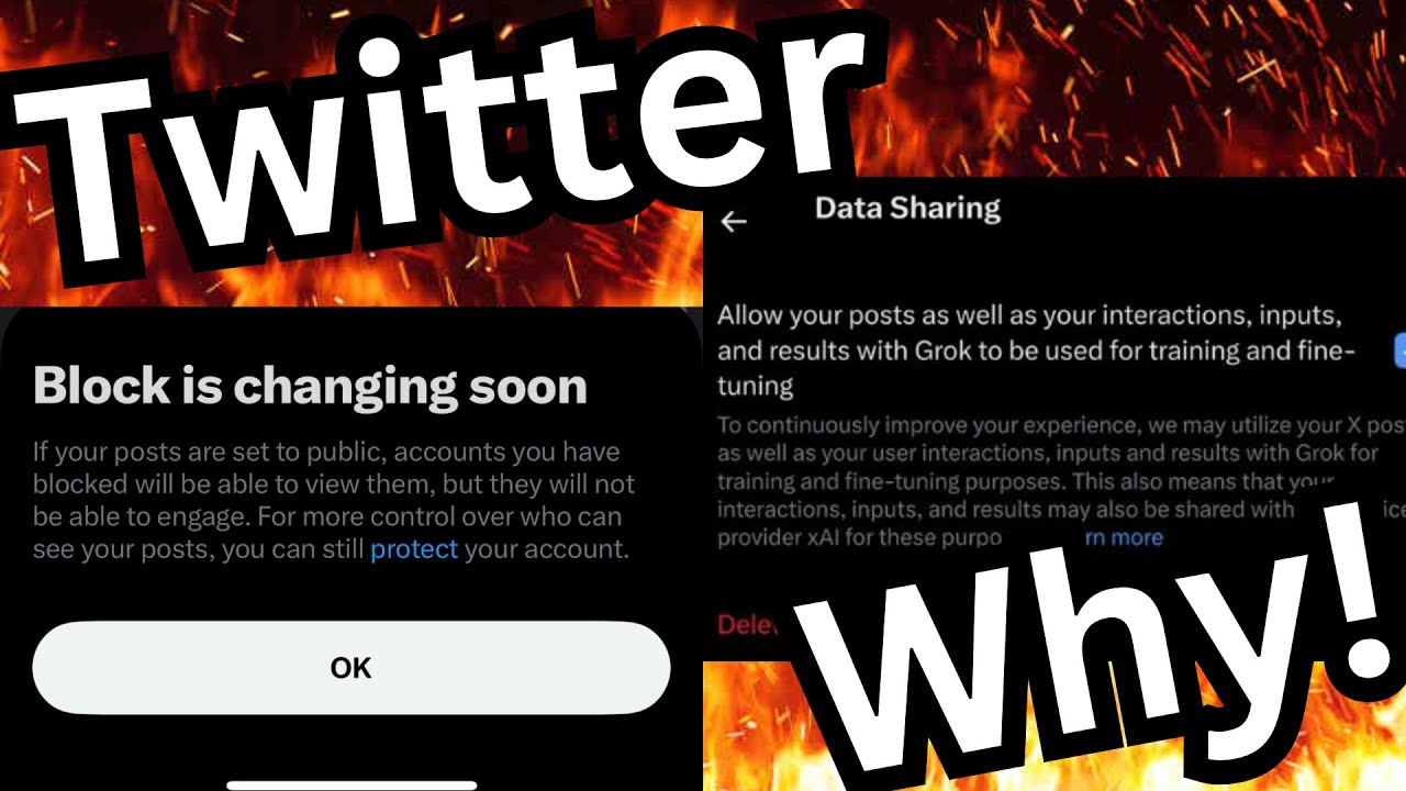 Twitter Block, TOS Changes And More! - YouTube