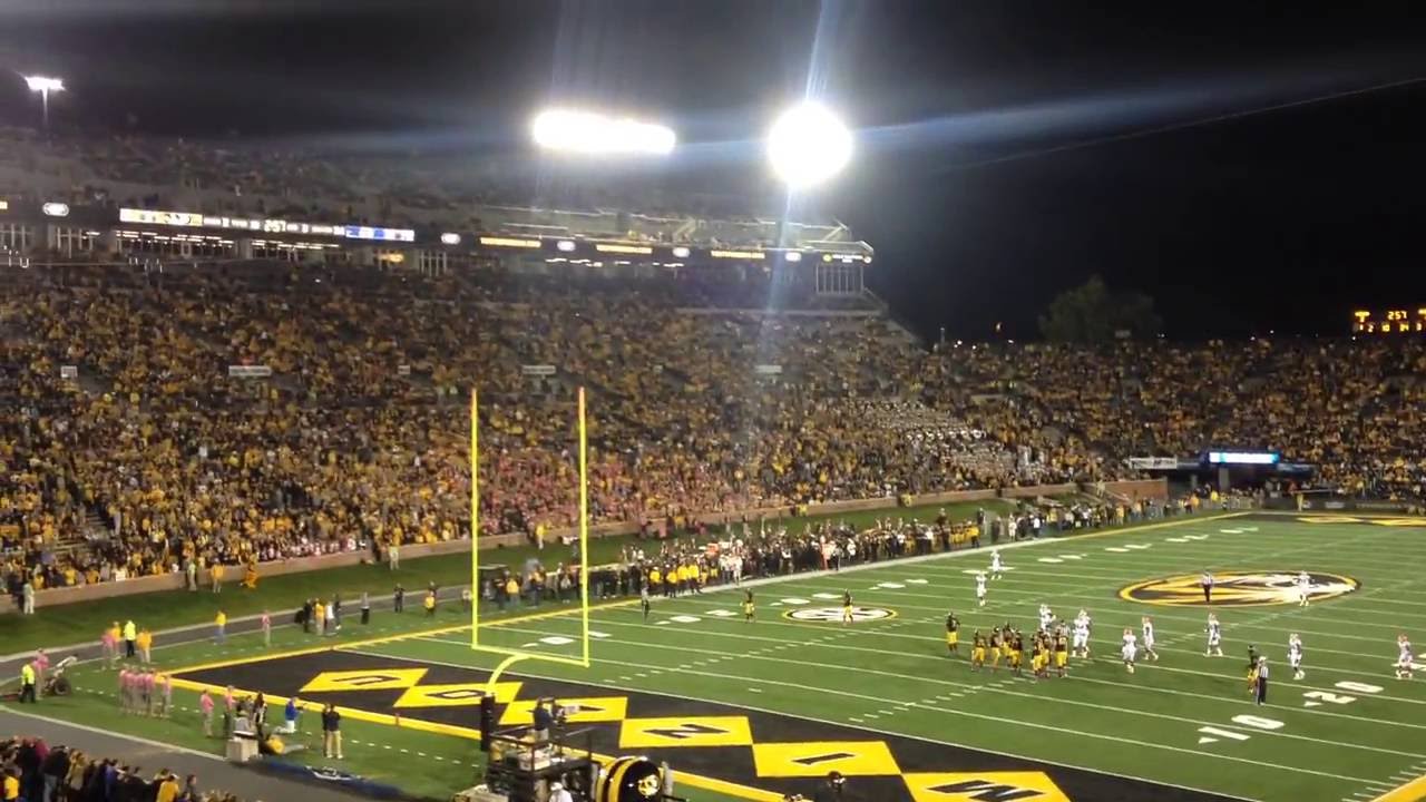 Mizzou versus Florida Gators at Faurot Field 2015 - YouTube