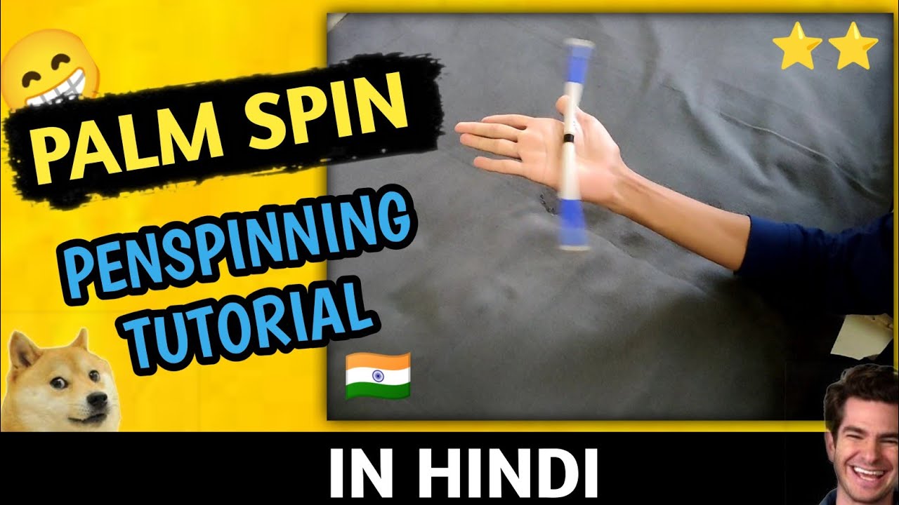 Palm Spin | Penspinning Tutorial - YouTube
