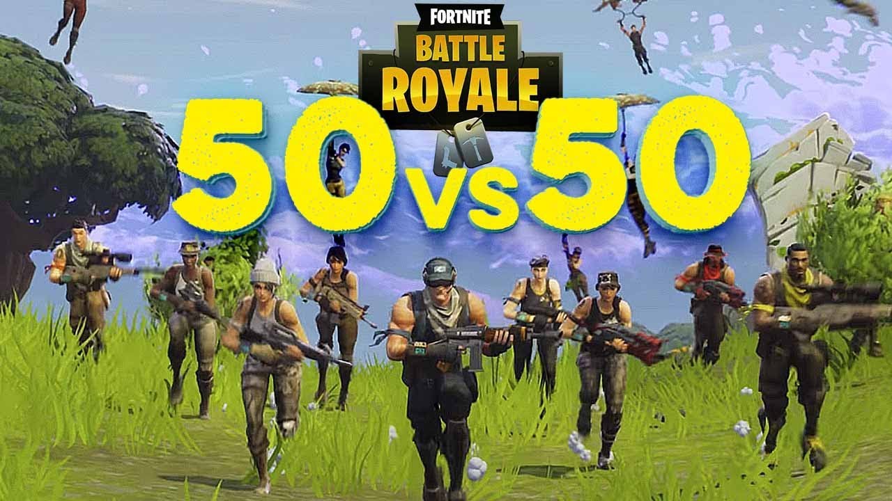 FORTNITE 50vs50 (EFSANE MOD) - YouTube