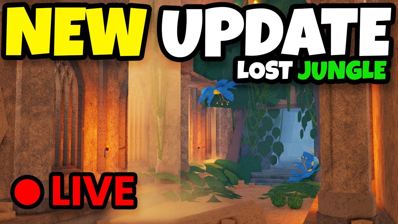 🔴 [LIVE] THE LOST JUNGLE UPDATE For FISCH Roblox! - YouTube