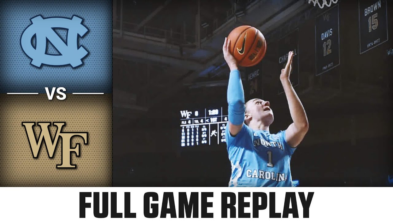 North Carolina vs. Wake Forest Full Game Replay | 2023-24 ACC Women's ...