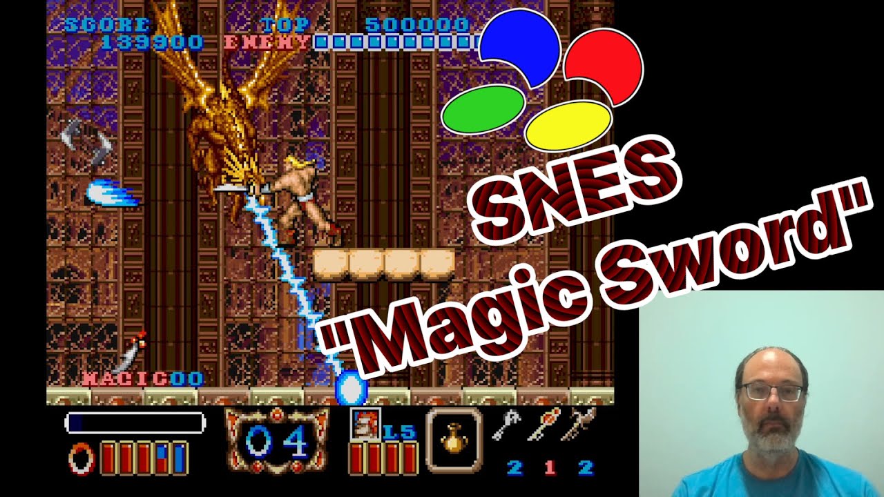 SNES Game Play, Magic Sword - YouTube