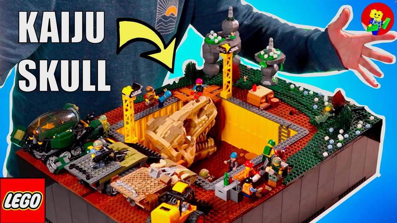 Making A HUGE LEGO Fossil Dig Site! - YouTube