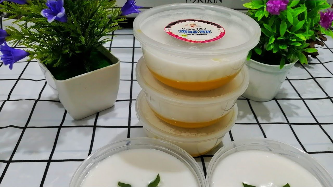 Resep dan cara membuat talam labu kuning lumer || menu takjil untuk ...