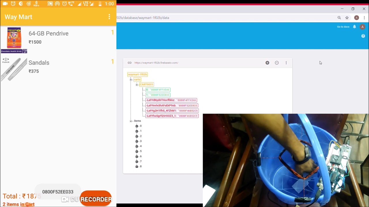 Walmart Smart Cart | RFID + Android App - YouTube
