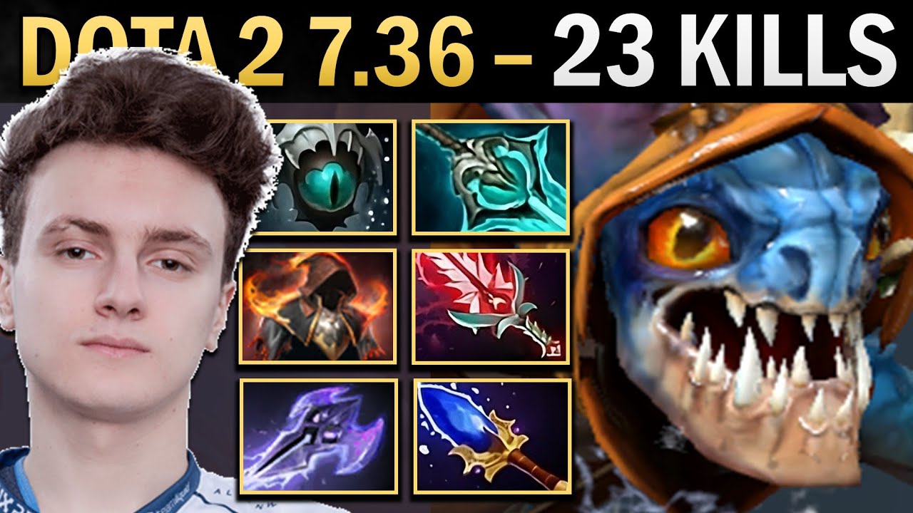 Slark Dota 2 7.36 Miracle with 23 Kills and Cloak - TI13 - YouTube