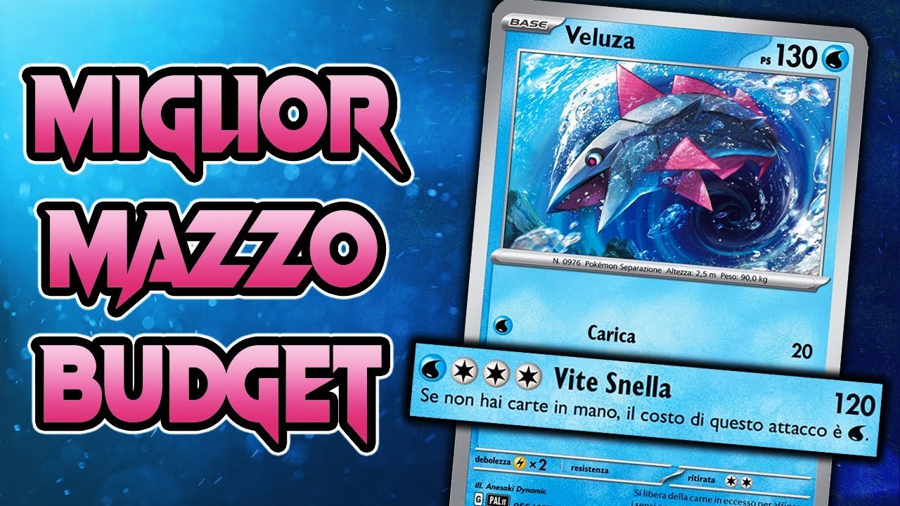 VELUZA, il miglior MAZZO BUDGET di EVOLUZIONI A PALDEA! Ottimo per i ...