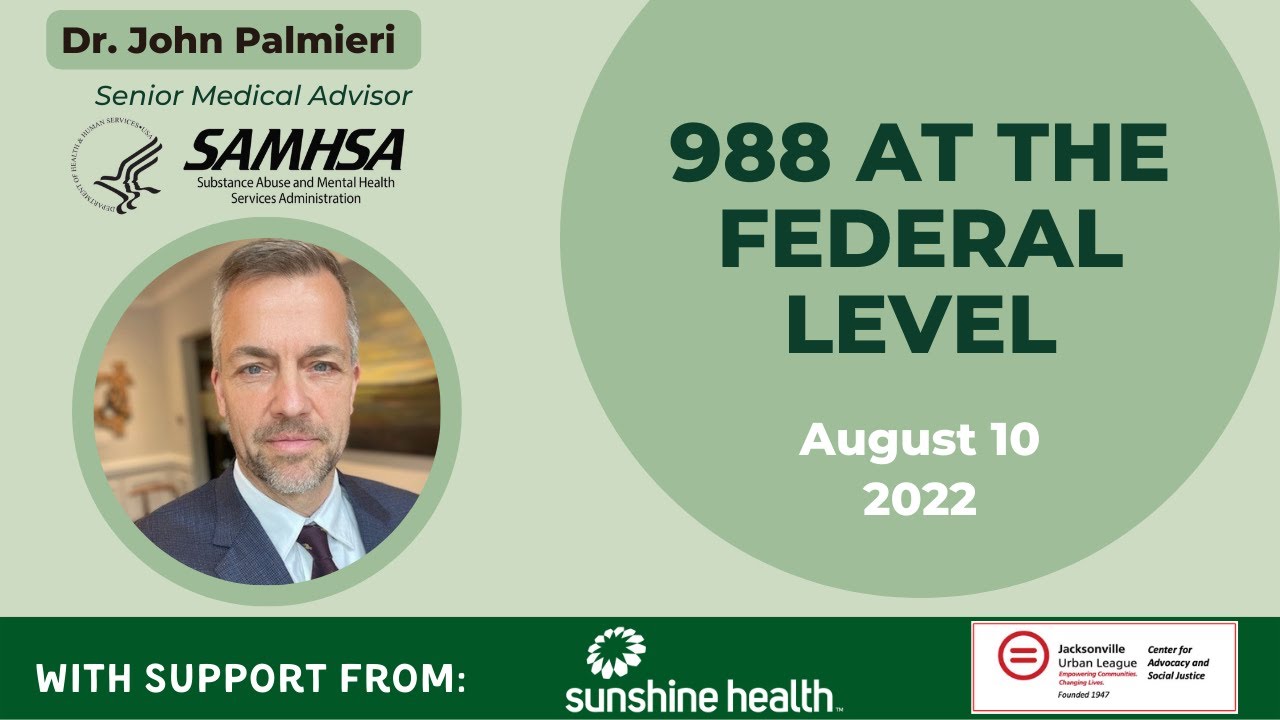 988 Awareness- The Federal Response (SAMHSA) - YouTube