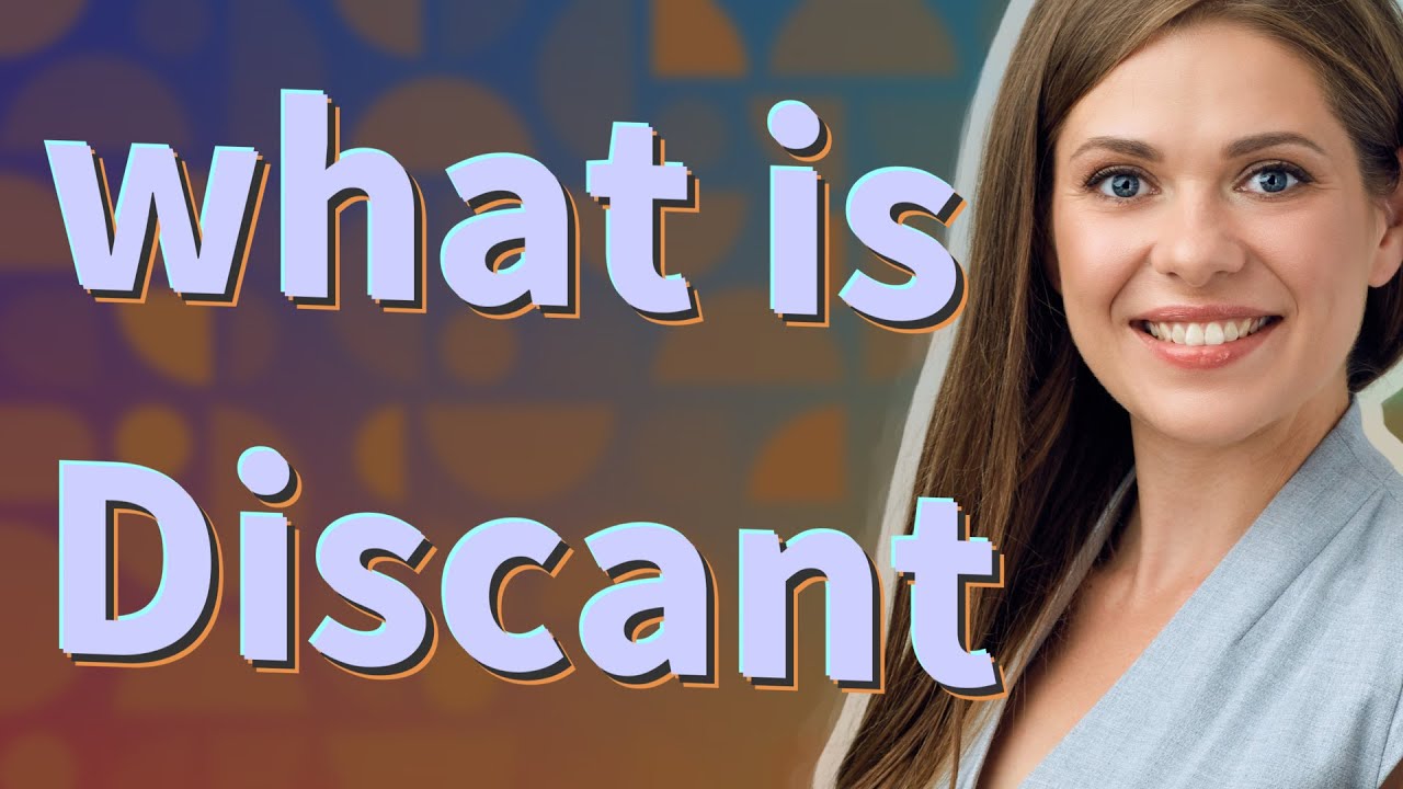 Discant | meaning of Discant - YouTube