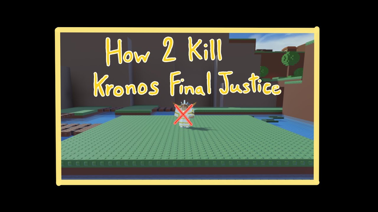 Roblox: Shadovis RPG How to Kill Kronos Final Justice - YouTube