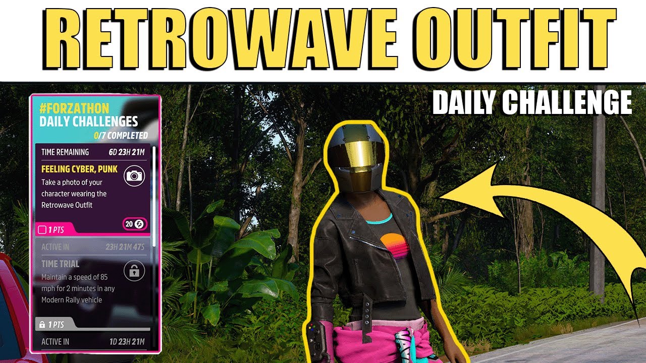Forza Horizon 5 Feeling Cyber, Punk Daily Challenge - Retrowave Outfit ...