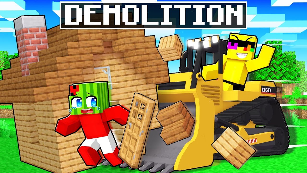 I BECAME A Demolition Worker in Minecraft! - YouTube