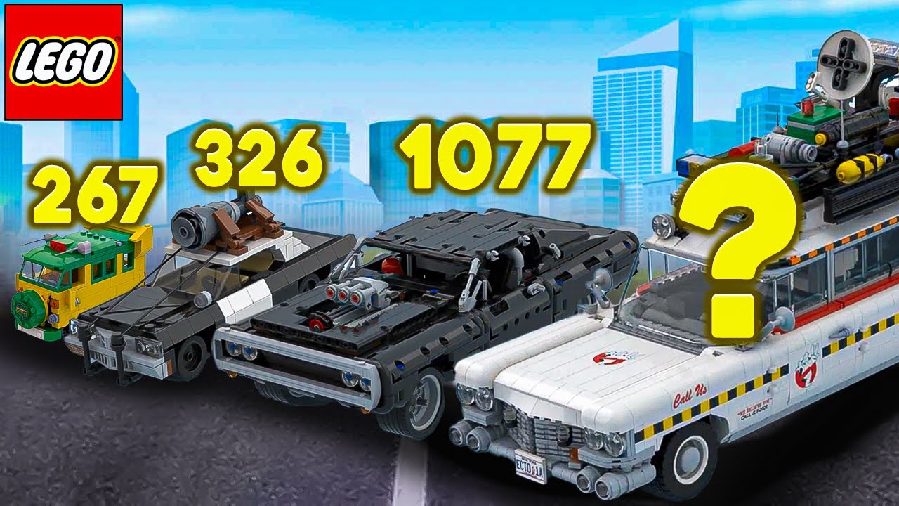 Lego Famous Movie Cars in Different Scales 🚗🔧 - YouTube