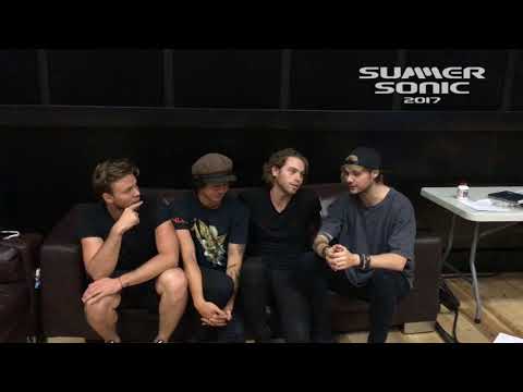 5 SECONDS OF SUMMER message for SUMMER SONIC 2017