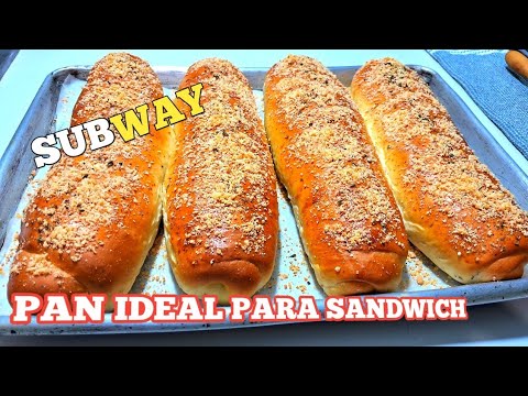 Pan Casero Estilo SUBWAY / Pan de orégano Para sándwich/ ya no compro ...