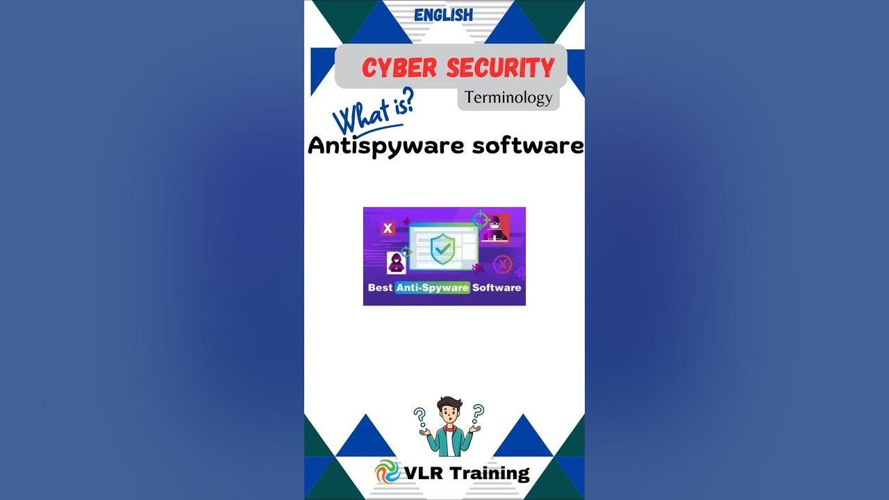 What is Anti spyware software? cyber security terminology # ...