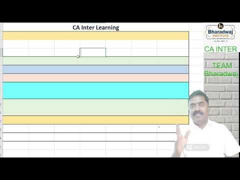 CA Inter Learning at bharadwaj - YouTube