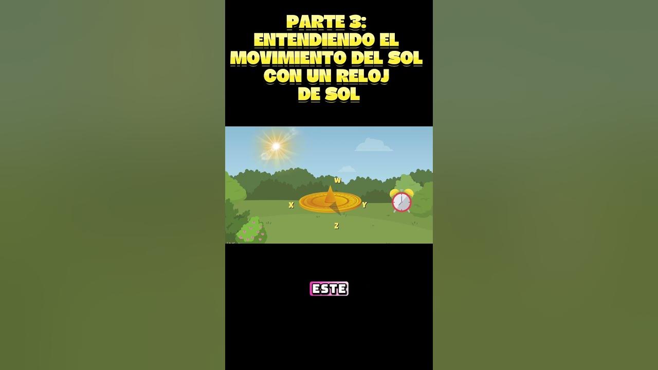 PARTE 3:🌞 Entendiendo el Movimiento del Sol con un Reloj de Sol ...