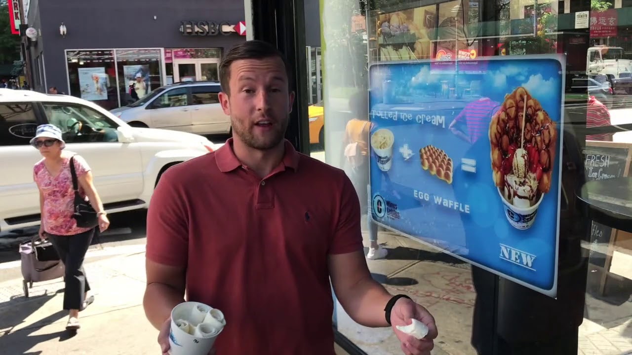 MINUS CELSIUS ICE CREAM ROLLED VANILLA REVIEW I Sweet Scores - YouTube