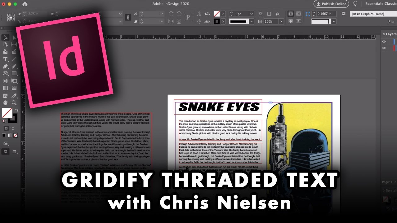How To Gridify And Thread Text Frames In InDesign YouTube how-to-gridify-and-thread-text-frames-in-indesign-youtube