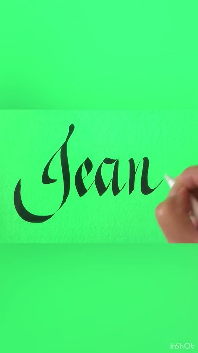 Calligraphy Short Video Writing Your Name Youtube