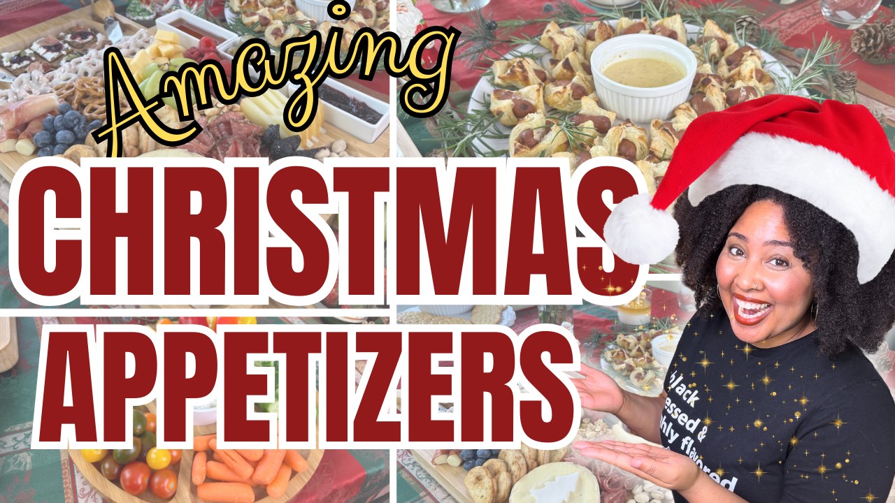 AMAZING Holiday Appetizers YOU MUST TRY & HUGE Graze Board! SHOW ...
