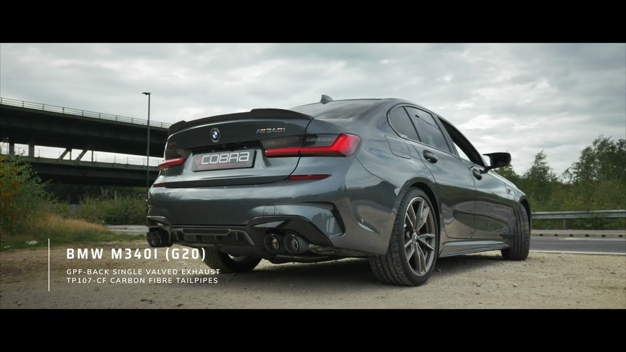 BMW M340i (G20) Exhaust Sound - GPF Back Performance Exhaust by Cobra ...