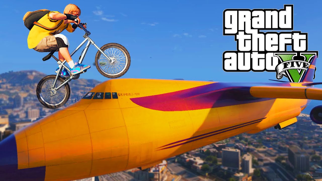 AWESOME GTA 5 BMX STUNTS! (GTA V Stunts Compilation) - YouTube