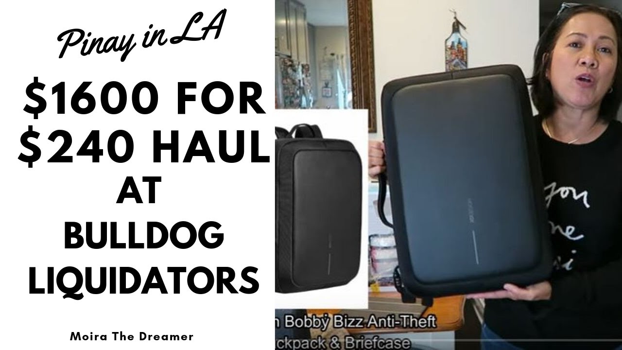 $1600 for $240 Haul at Bulldog Liquidators | Pinay in LA - YouTube