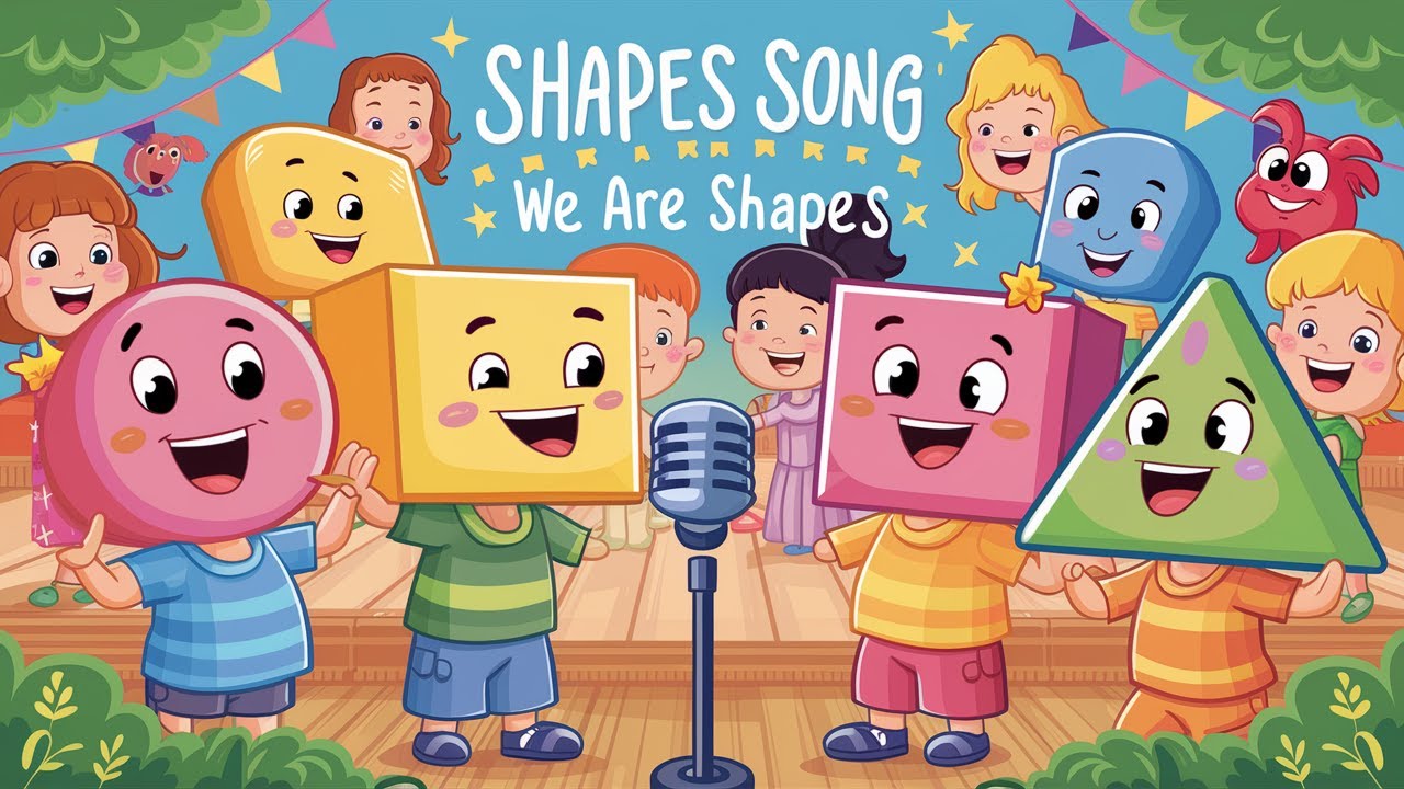 Sing along Shapes Song - with lyrics (featuring Debbie Doo) - CoComo ...