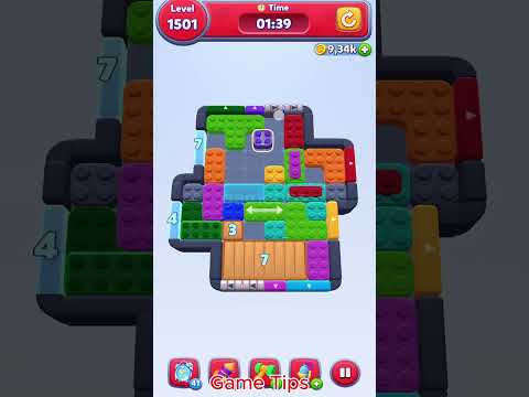 Color Block Jam level 1501 Solution Walkthroug