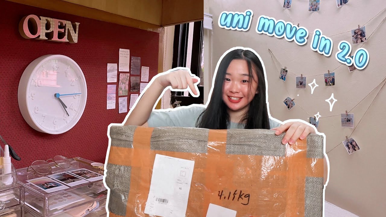 $30 TAOBAO haul for my new NUS hall room tour! 为什么撤掉冷气?? - YouTube