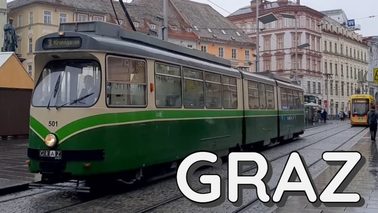 Graz Trams | December 2022 Tramspotting #1 - YouTube