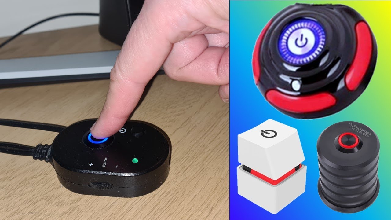 External computer power switch installation - YouTube