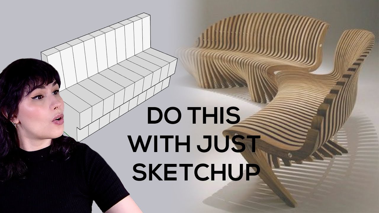 Sketchup - Slicing 3D Geometry to Generate Complex Organic Shapes - YouTube