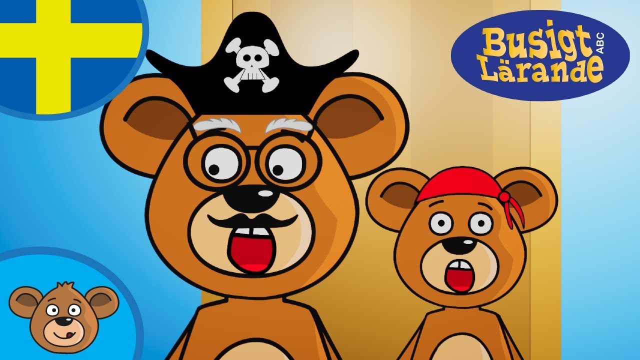 Barnprogram Björnfamiljen - Städa - Baby björn är ensam hemma - YouTube