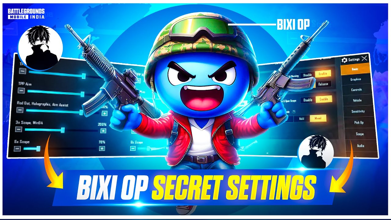 BIXI OP 5 Finger Claw CONTROLS & SETTINGS ( Basic & Advance ) | Control and Sensitivity Code ...