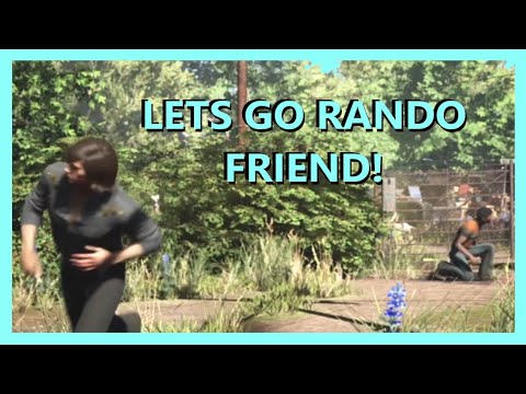 I make a Rando friend and leave - Texas Chainsaw Massacre Game - YouTube