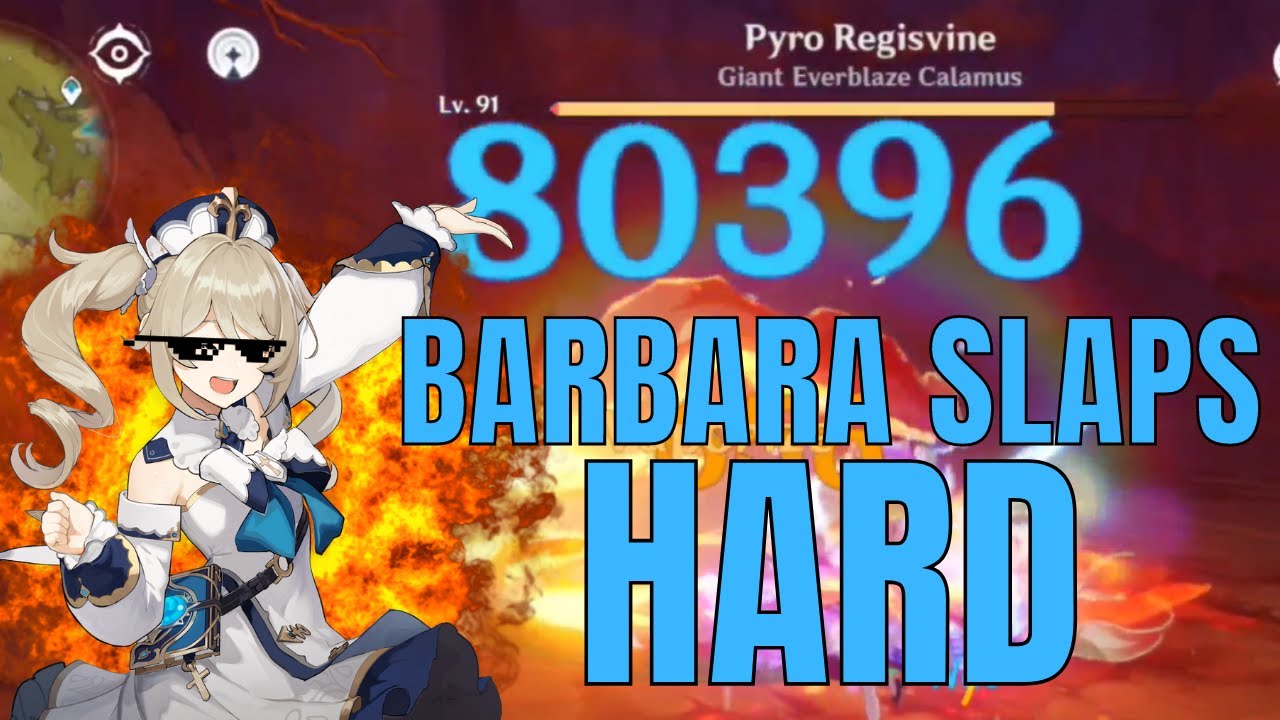 What A F2P Level90 Barbara Looks Like... - YouTube