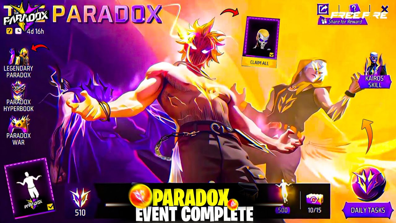 HOW TO PARADOX Event Complete" PARADOX Complete Kaise Karen ...