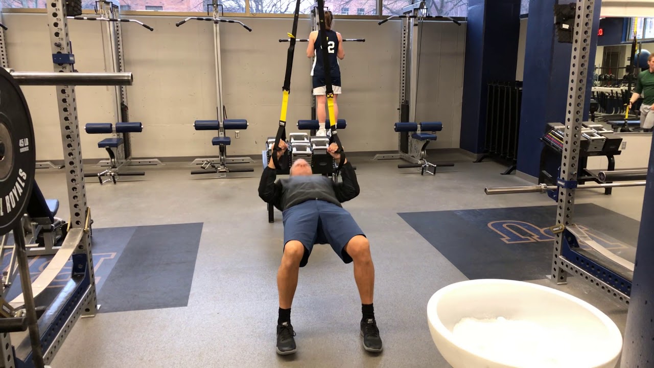 TRX SUPINE ROW - YouTube