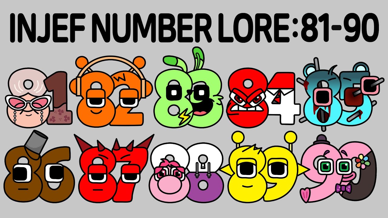 INJEF Number Lore (81-90)│Meme - YouTube
