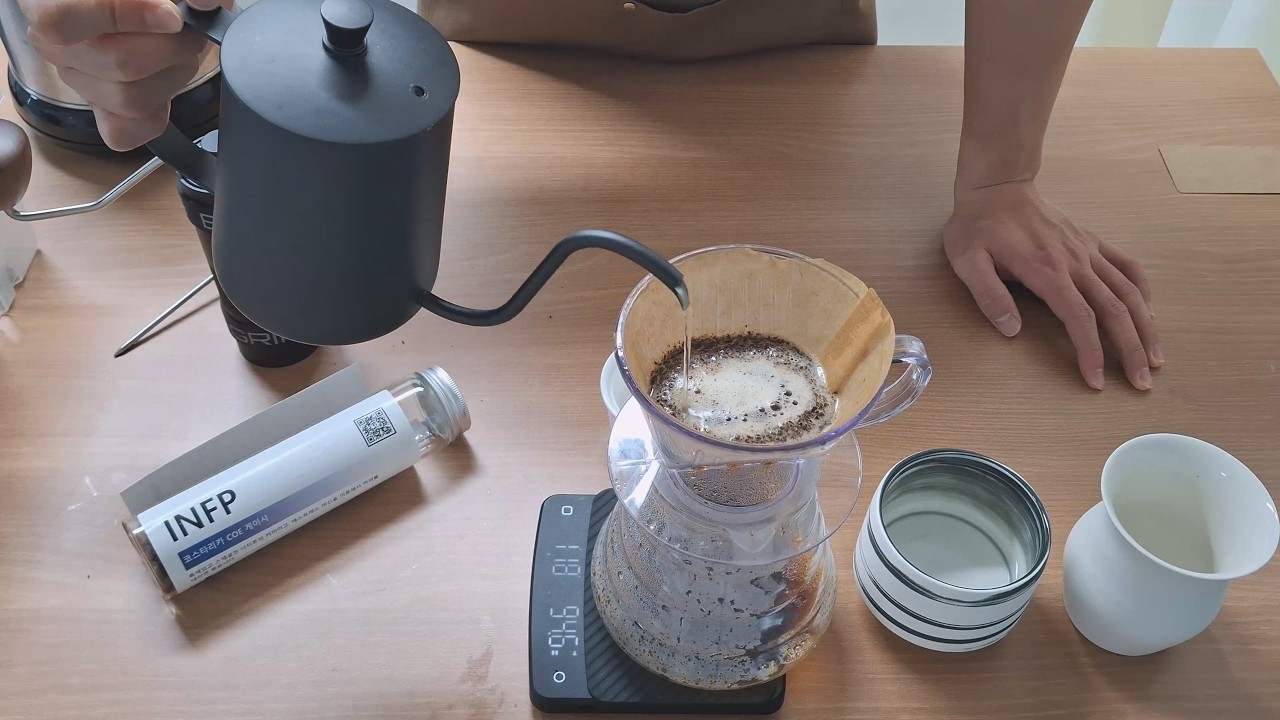 5C COFFEE WORKS - COSTA RICA GEISHA| Coffee ASMR | Hand drip | Brewing ...