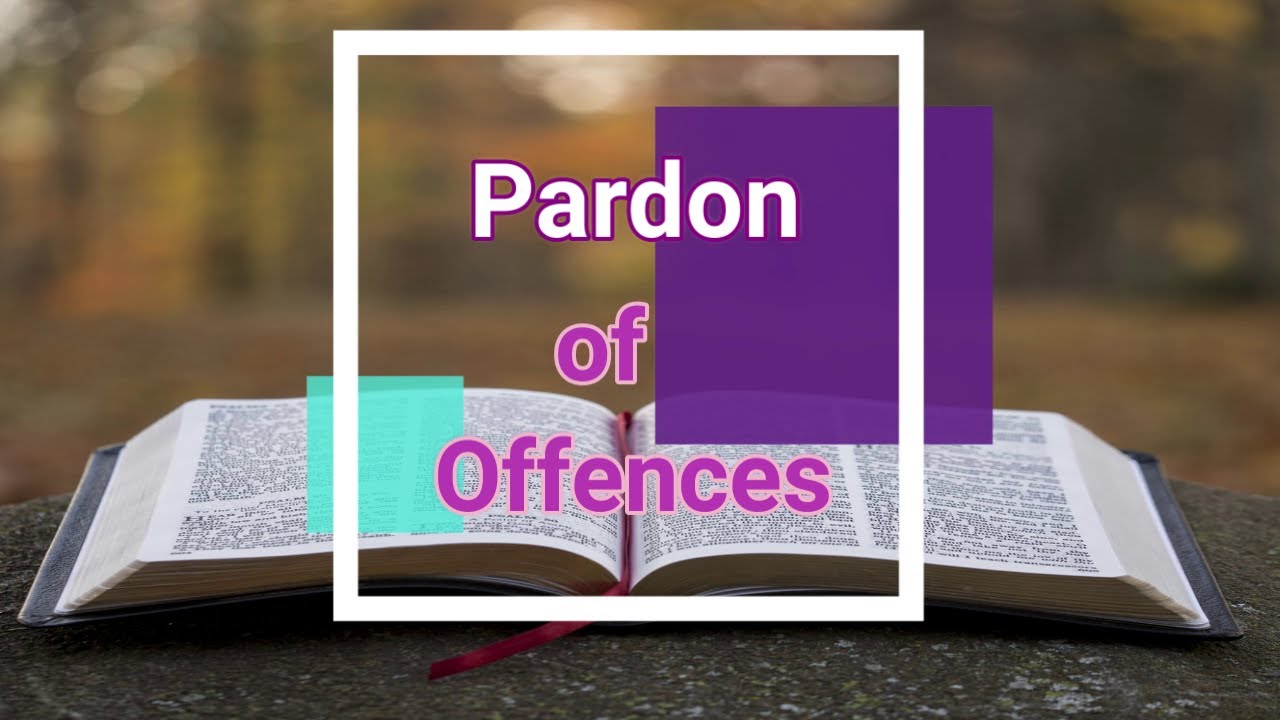 JESUS WORDS - PARDON OF OFFENCES in Bible - YouTube