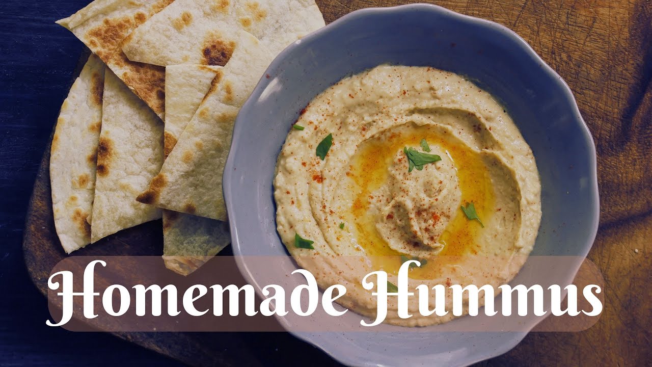 Easy Homemade Hummus - YouTube