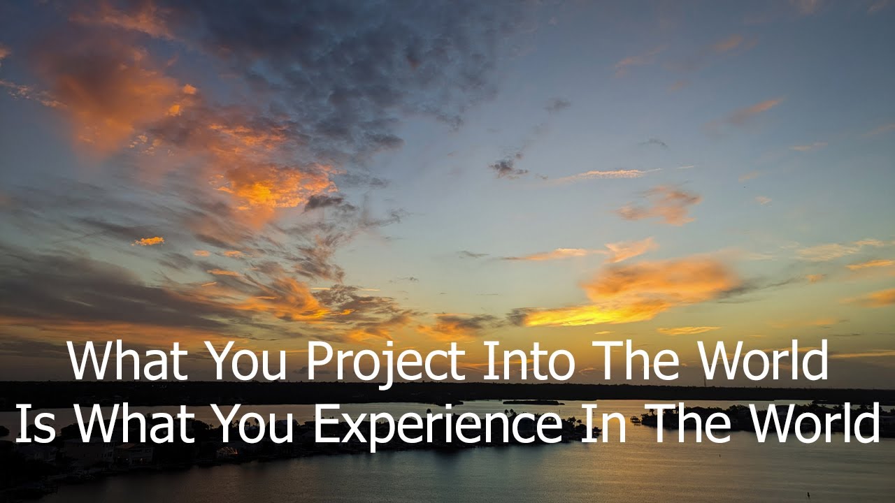 What You Project Into The World Is What You Experience In The World ...
