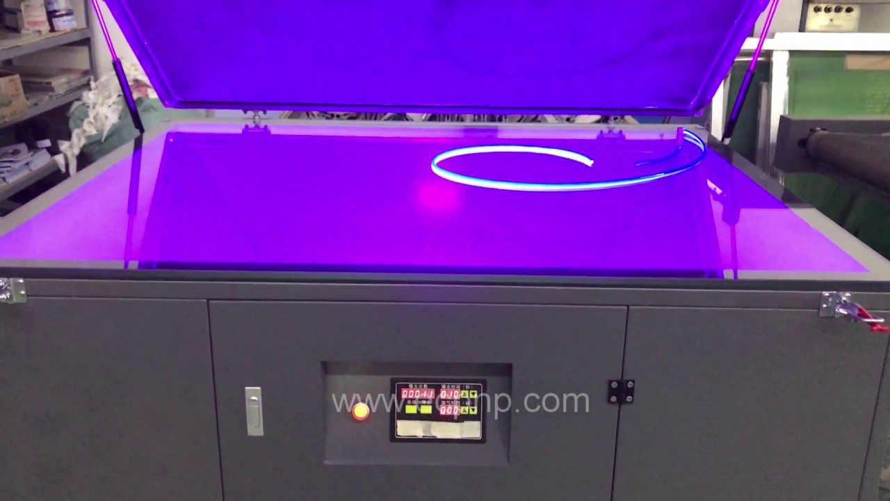LED UV Exposure Machine - YouTube