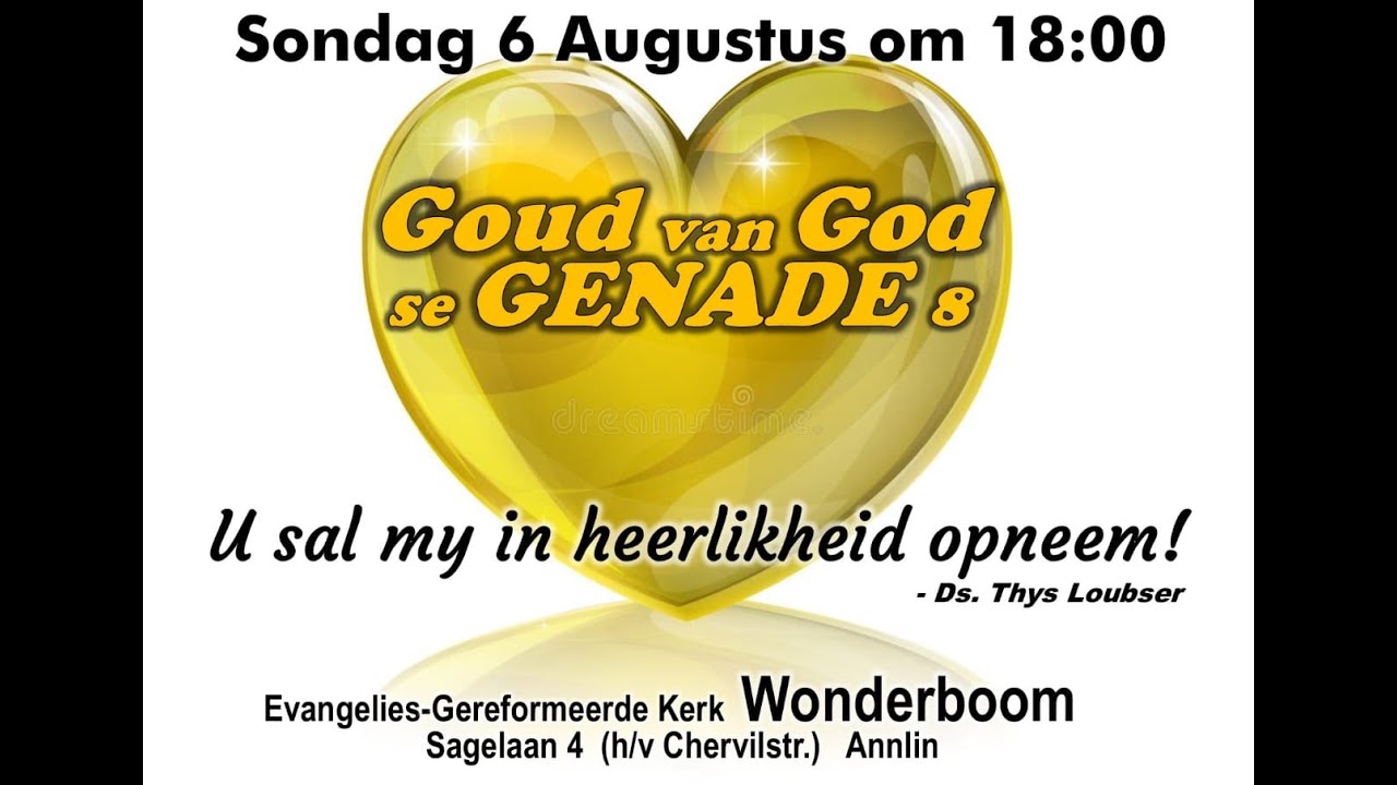 U sal my in heerlikheid opneem - Ds Thys Loubser - YouTube