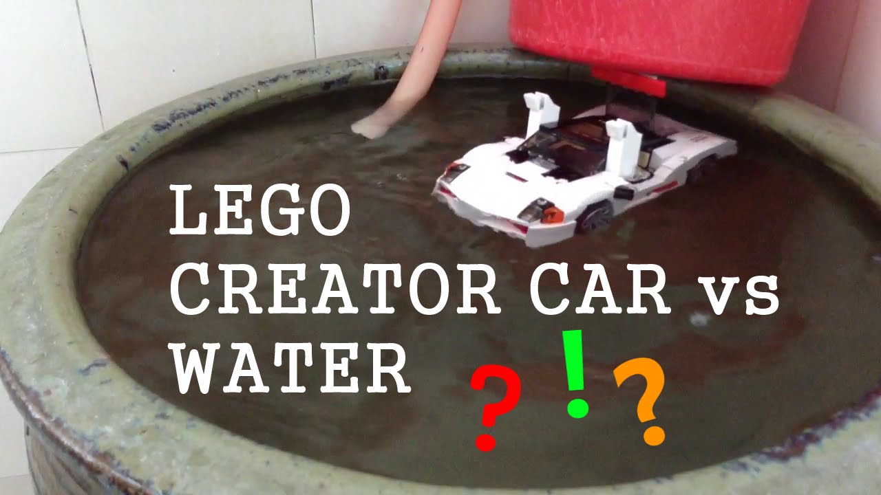 Lego Creator Car vs. WATER! - YouTube